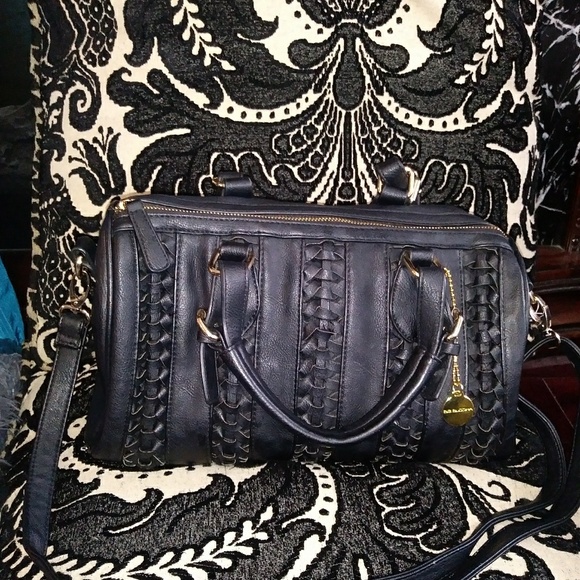 BUDDHA | Bags | Buddha Handbag Tote Purse Black Gold Quilted Cross ...